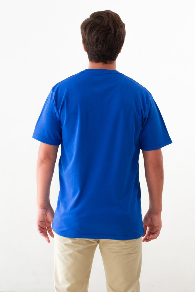 Franela Azul Capri Cuello Redondo – Cabannaweb